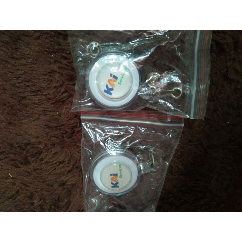 Jual Name Tag Yoyo, ID CARD KAI (Kereta Api Indonesia) yoyo transparan ...