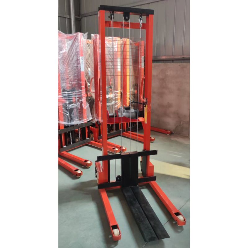 Jual Hand Lift Elektrik Hand Stacker Hand Forklift Electric 2 Ton x 2 ...