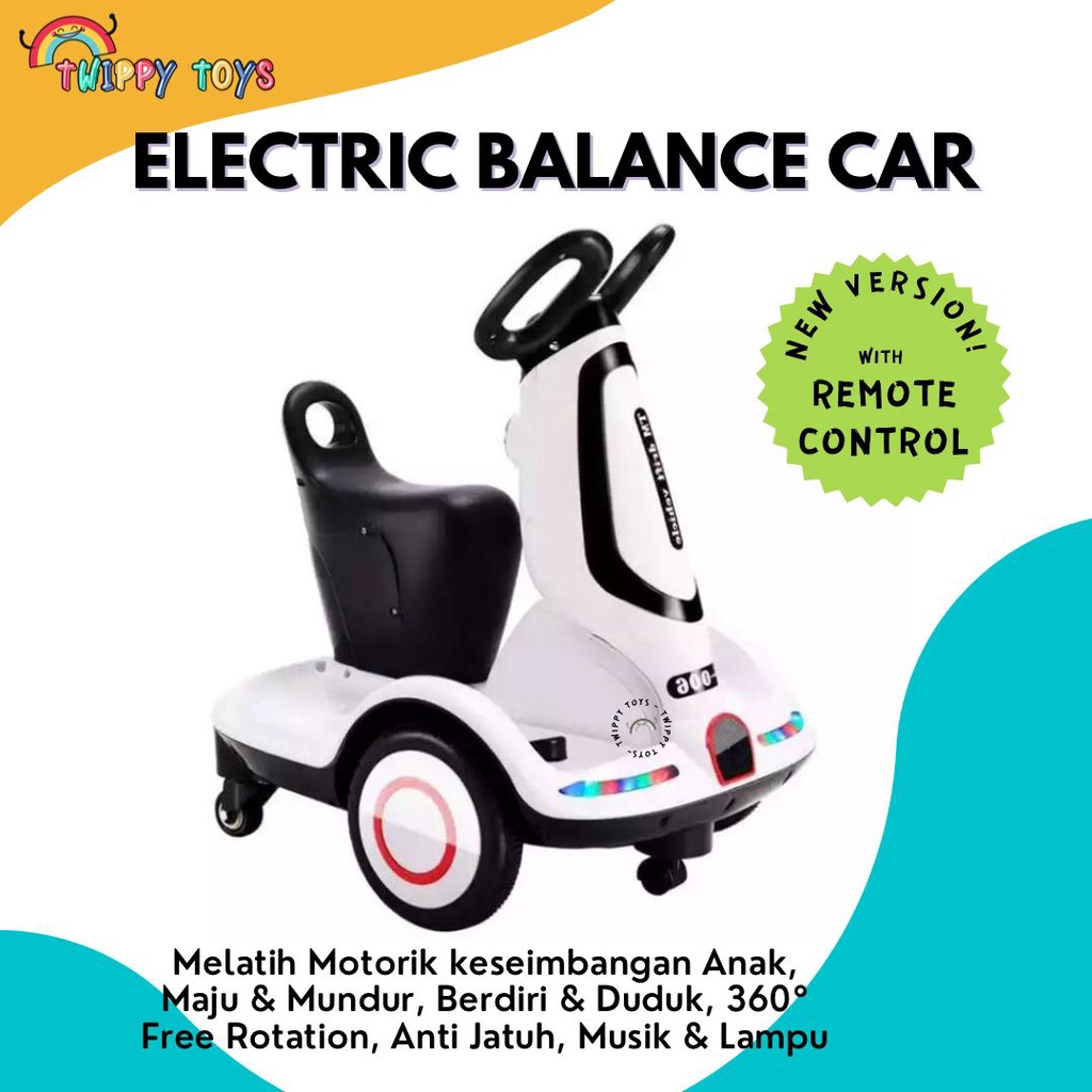 Jual SCOOTER BALANCE CAR ELEKTRIK ANAK MOBIL ELEKTRIK / MOTOR LISTRIK ...
