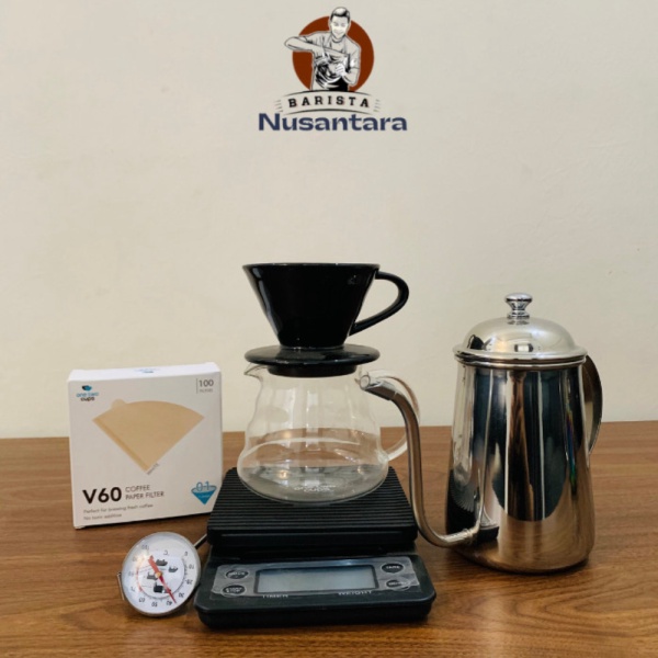 Jual Paket Manual Brewing V60 Lengkap Barista 1 | Shopee Indonesia