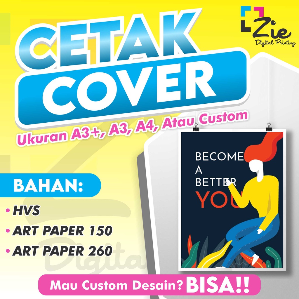 Jual Print/Cetak Cover A3+, A4 | HVS, Art Paper (150 - 260) | 1 Sisi ...