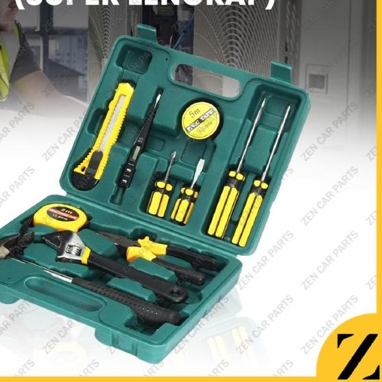 Jual Alat Perkakas 12in1 ToolKit ToolSet Toolbox Obeng Tang Palu Isi ...