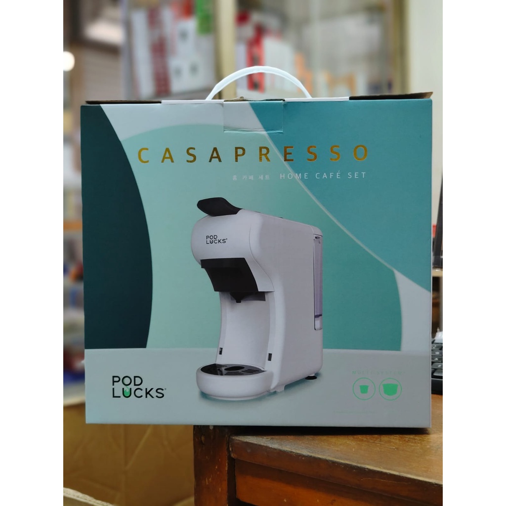 Jual MESIN KOPI PODLUCKS CASAPRESSO HOME CAFE SET MACHINE COFFEE MAKER ...