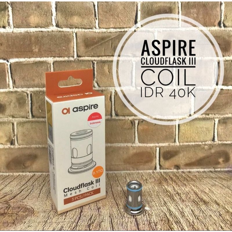 Jual Aspire Cloudflask III Coil | Shopee Indonesia