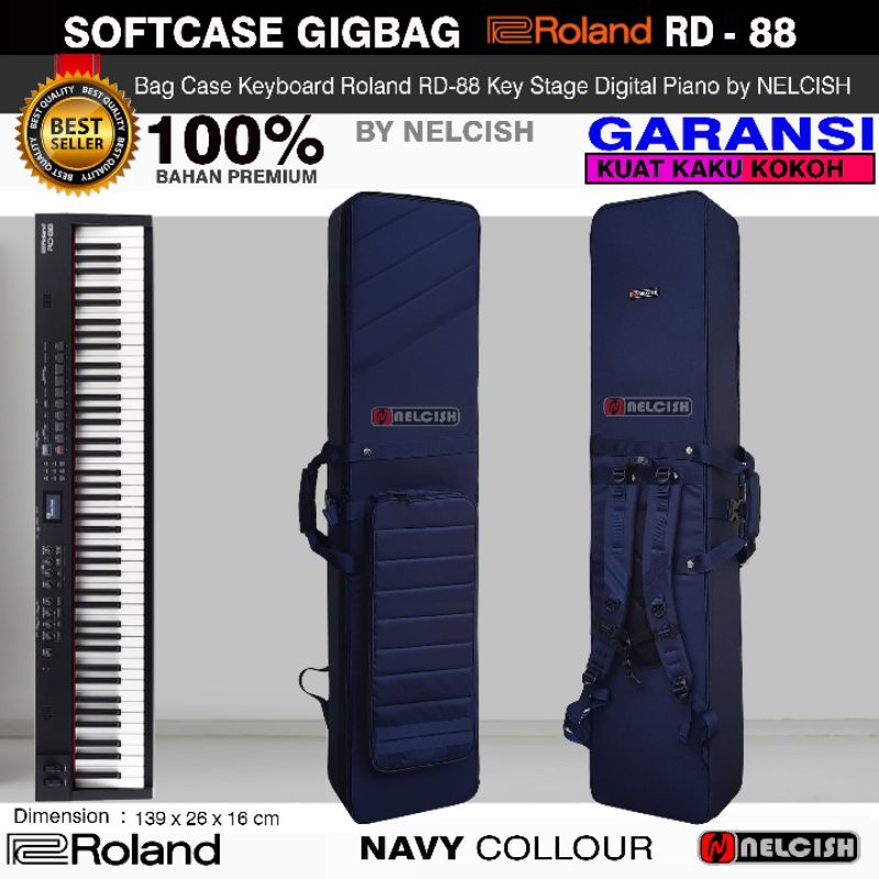 Jual Softcase Tas Gigbag Keyboard Roland RD-88 Key Stage Digital Piano ...