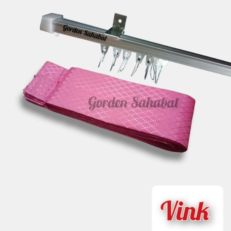 Jual gorden 1 set lengkap | gorden 1 paket sama besinya | gorden polos ...