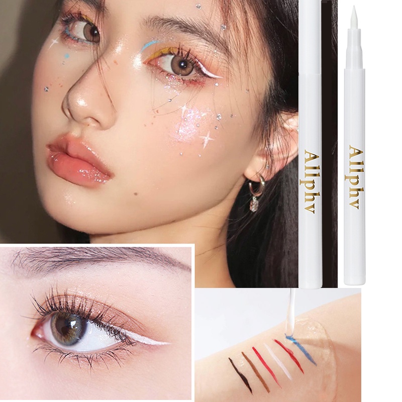 Jual [Grosir] Allphv Eyeliner Pensil Waterproof Warna Warn 12 Color ...