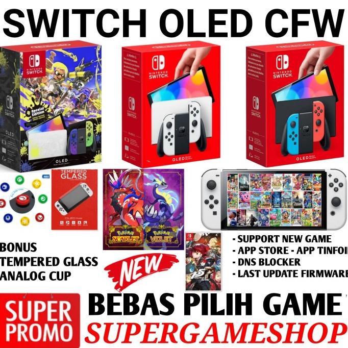 Jual Nintendo Switch OLED CFW 256GB Full Game OLED Console CFW | Shopee Indonesia