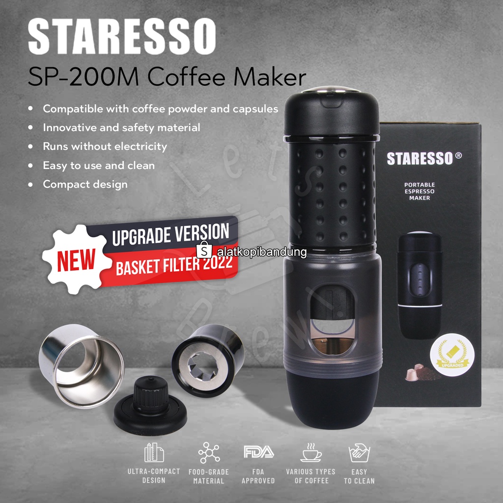 Jual Staresso Mini SP 200M Espresso Maker Original 100% / Staresso mini portable espresso maker ...