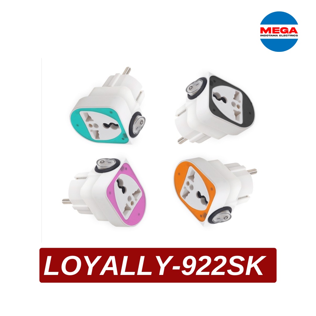 Jual LOYAL Steker Serbaguna + Saklar LY-922SK / Colokan Listrik ...