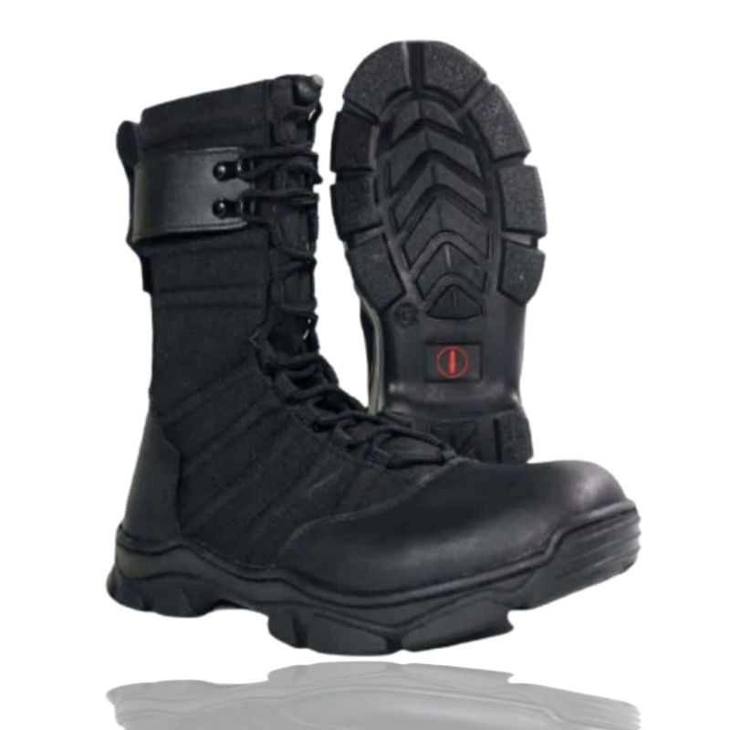 Jual Sepatu Pdl Ninja Tni Safety Tactical Kulit Asli Boots Militer ...