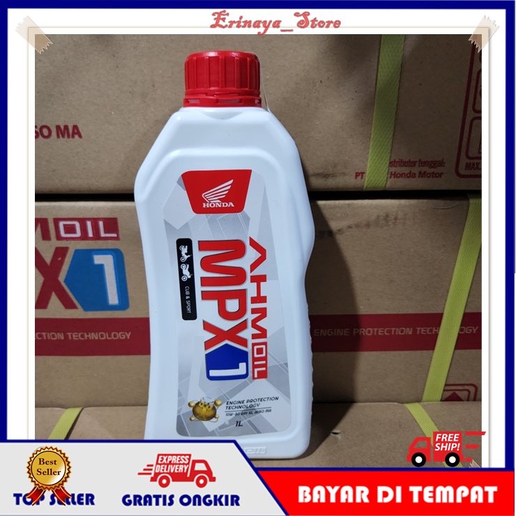 Jual ORIGINAL Oli MPX1 MPX 1 AHM Oil Mesin Motor 1 Liter 1L PERDUS 1 ...