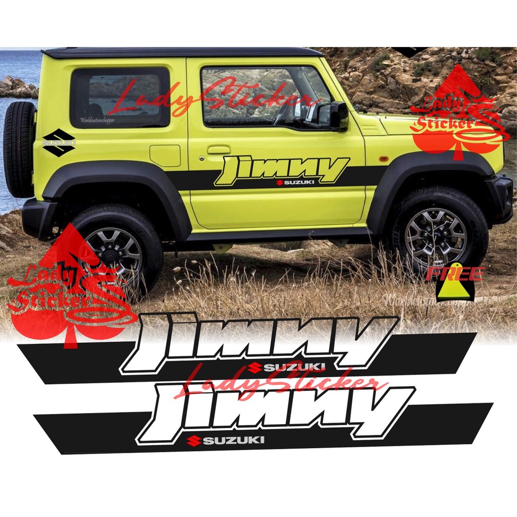 Jual NEW STICKER MOBIL JIMNY STICKER STIKER MOBIL SUZUKI JIMNY SAMURAI ...