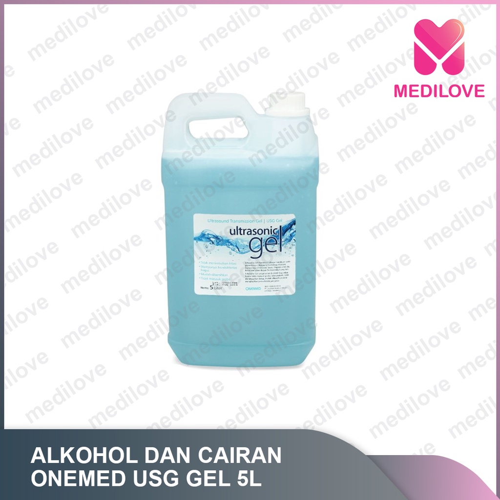 Jual Ultrasound USG Gel 5 Liter onemed / Ultrasonic Jelly Doppler / ultrasound gel blue (gely ...