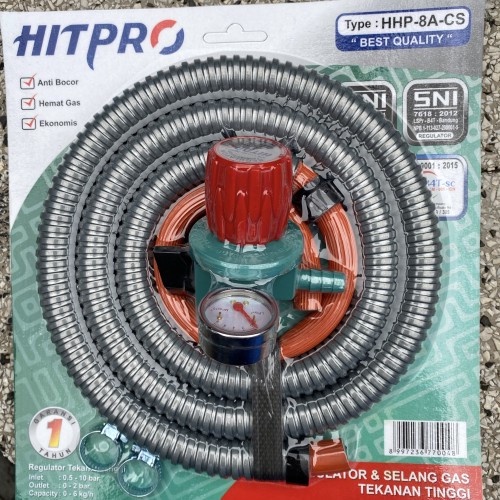 Jual REGULATOR DAN SELANG HITPRO HHP 8A-CS/ TEKANAN TINGGI | Shopee ...
