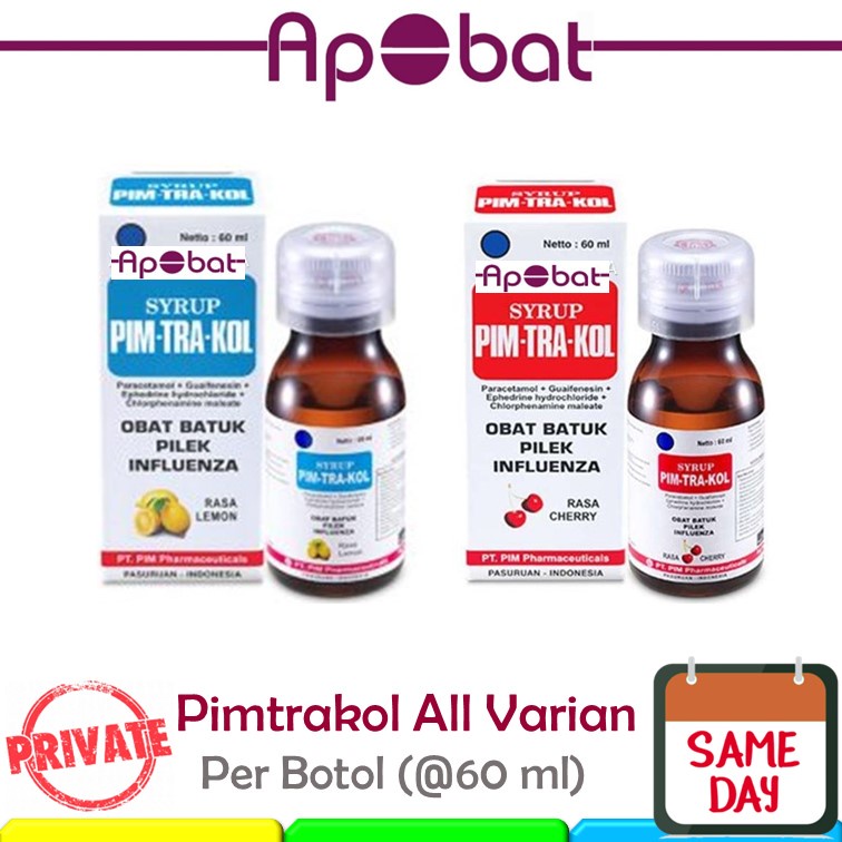 Jual - ApObat - PIMTRAKOL SIRUP Obat Batuk Pilek Anak Syrup Botol 60 ml ...