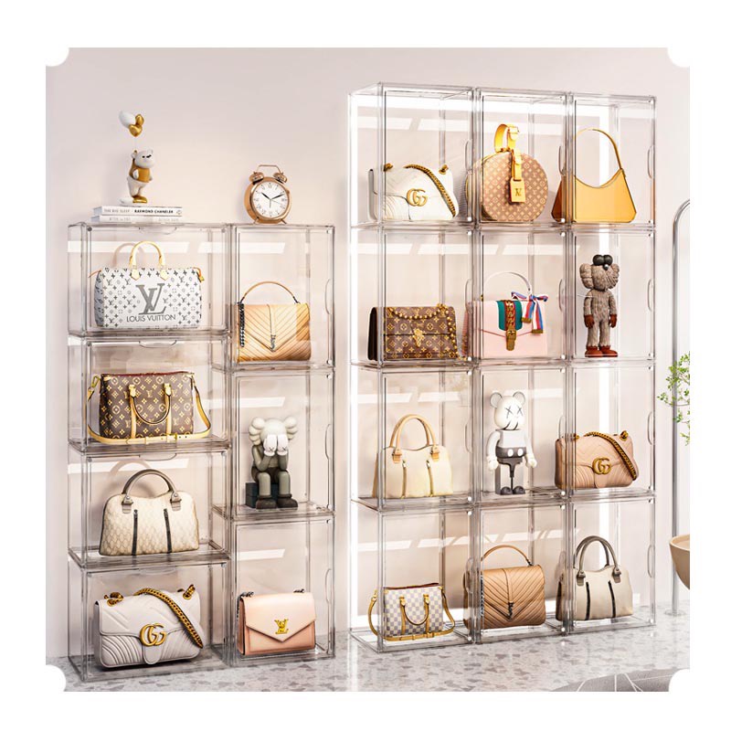 Jual KYO Rak Tas Tempat Tas Kotak Penyimpanan Susun Akrilik Tas Branded ...