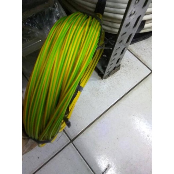 Jual Kabel kuning hijau NYA 1 x 25 mm, kabel Tunggal | Shopee Indonesia