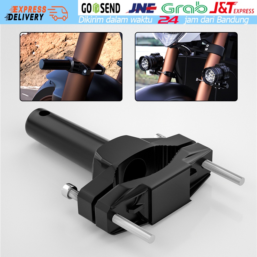 Jual Universal Bracket Dudukan Lampu Depan Bumper Dudukan Lampu