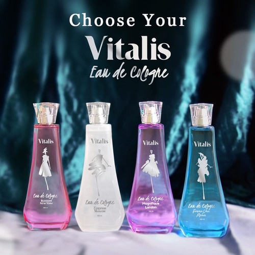 Jual Vitalis eau de cologne 50ml &100ml BLOSSOM NEW YORK / FEMME CHIC / EMPRESS / MAGNIFIQUE ...