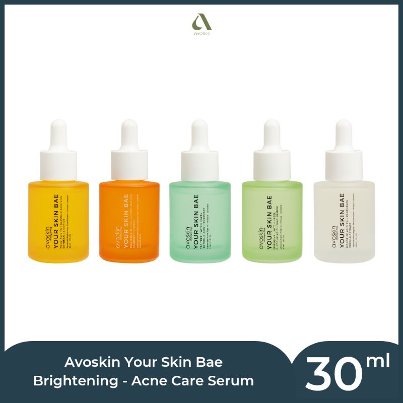 Jual AVOSKIN New Your Skin Bae Series Brightening & Acne Care Serum ...