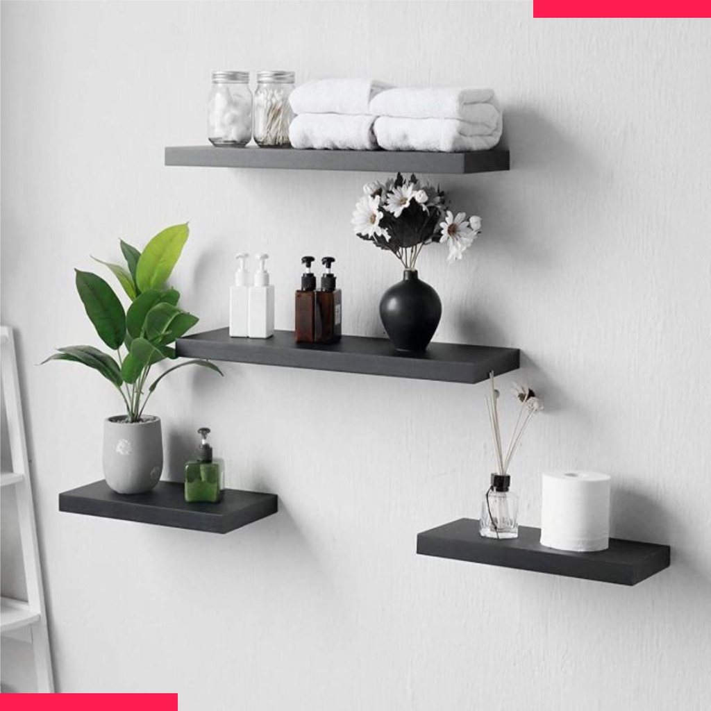 Jual RAK DINDING MINIMALIS DEKORASI DINDING KAMAR RUANG TAMU WARNA ...