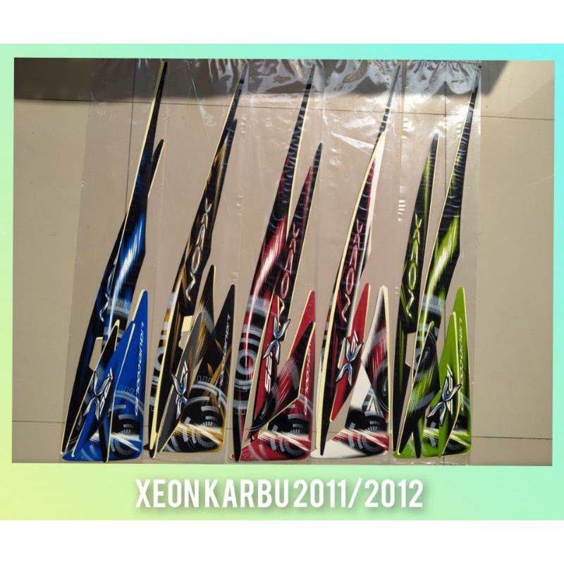 Jual STRIPING FULLSET MOTOR XEON KARBU 2011 2012 | Shopee Indonesia