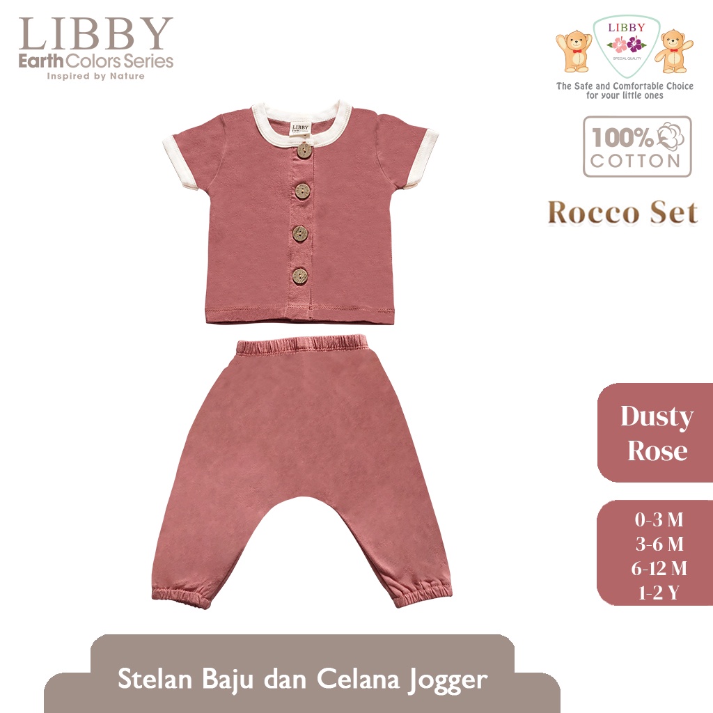 Jual LIBBY Earth Setelan Rocco Set Pendek Celana Jogger Seri 2 Bayi dan Anak Unisex usia 0-4 ...