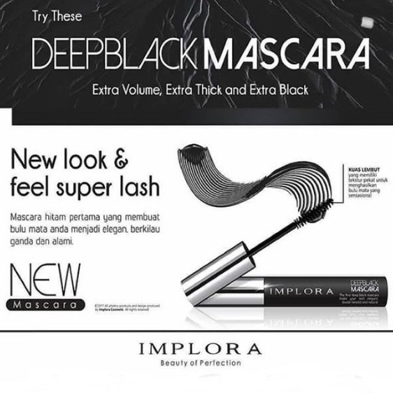 Jual IMPLORA Urban Deep Black Mascara Black BPOM | Maskara Implora ...