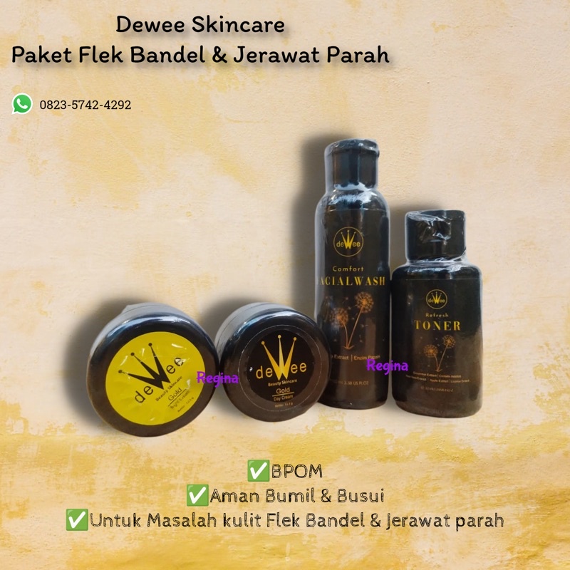 Jual CREAM DEWEE SKINCARE Paket Wajah Flek/Jerawat parah | Shopee Indonesia