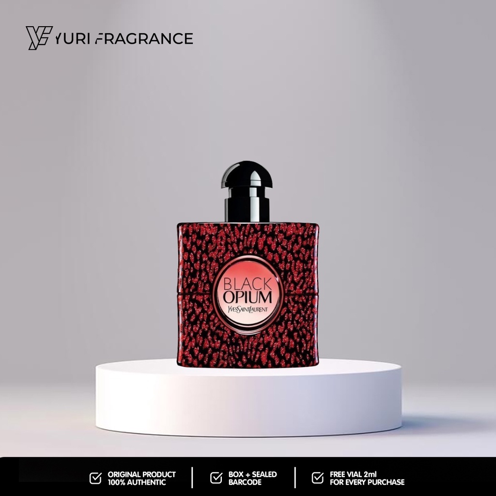 Jual YSL Black Opium Limited Edition Baby Cat EDP 90ml Original (Full ...