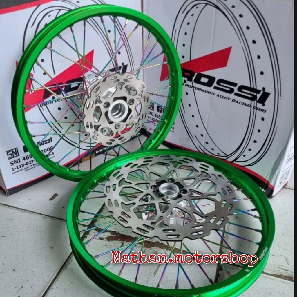 Jual Velg Rossi Satria FU Sepasang 140x140-17 Bonus piringan Depan ...