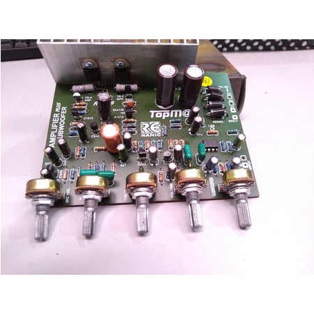 Jual Kit Amplifier Plus Subwoofer Dan Mic Mono | Shopee Indonesia