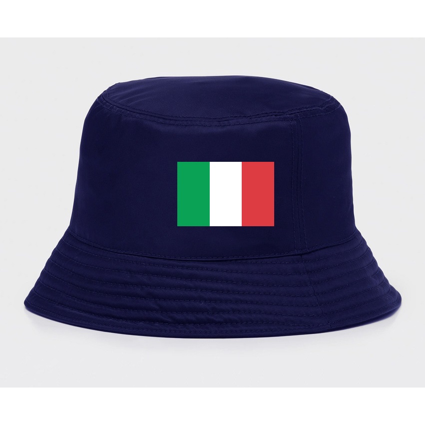 Jual topi bucket premium desain bendera italia italy | Shopee Indonesia