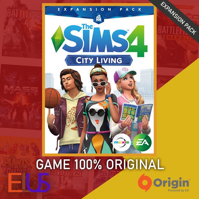 Jual The Sims 4 City Living Original Origin Expansion Pack Pc Mac