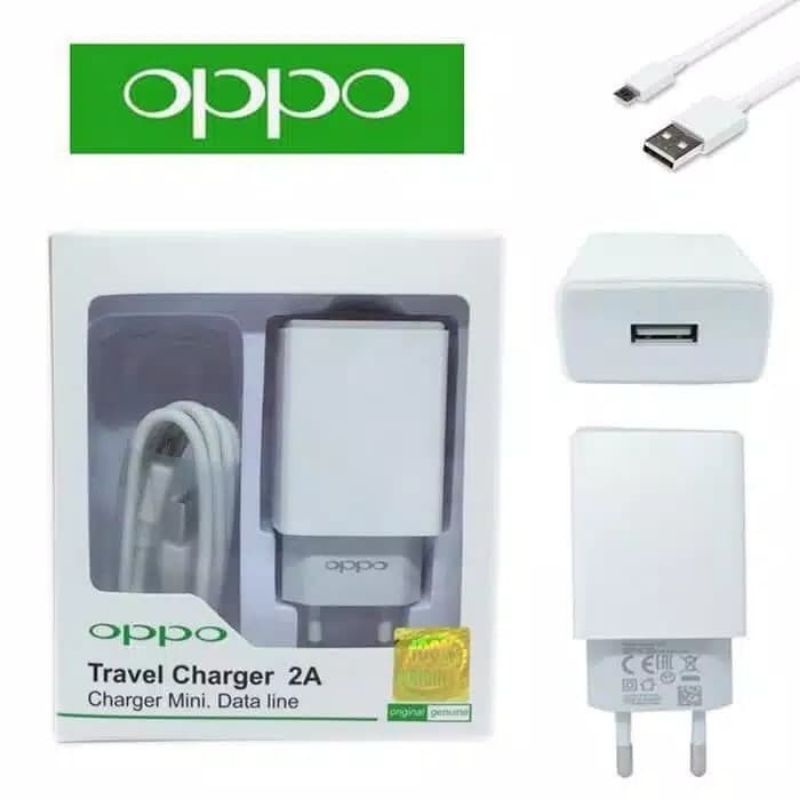 Jual Chaarger Data OPPO MICRO TYPE C AK933 BT Travel Charger 2A ...