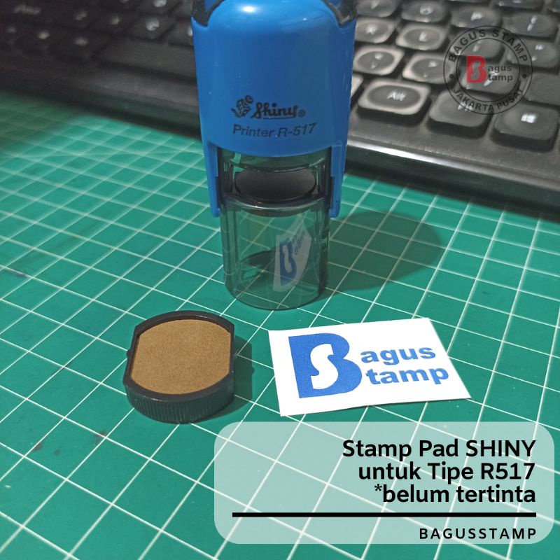 Jual Stamp Pad Self ink SHINY BULAT OVAL / Bantalan Stempel SHINY | Shopee Indonesia
