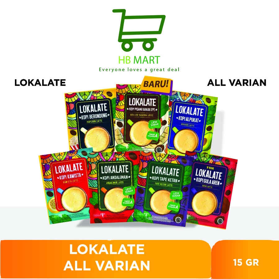 Jual kopi lokalate alpukat, gula aren, andaliman, berondong | Shopee ...