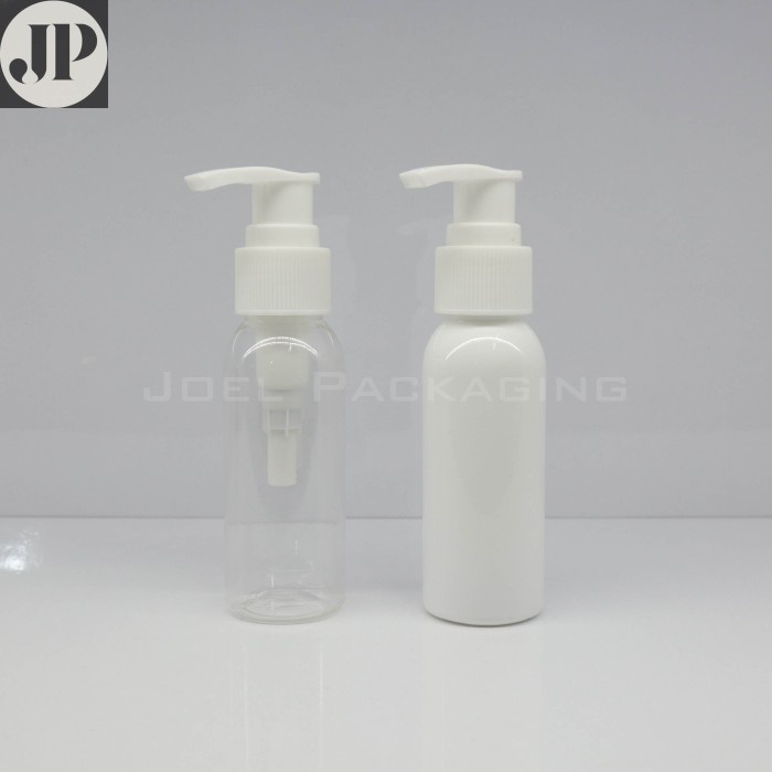 Jual BOTOL BR 60ML PUMP LOTION PUTIH 60 ML PET WHITE - Botol Clear ...