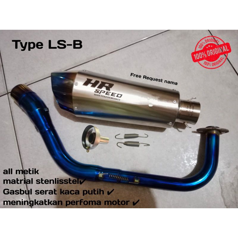 Jual Knalpot Original HR speed fullsystem aerox,nmax,pcx,vario,beat,dll | Shopee Indonesia