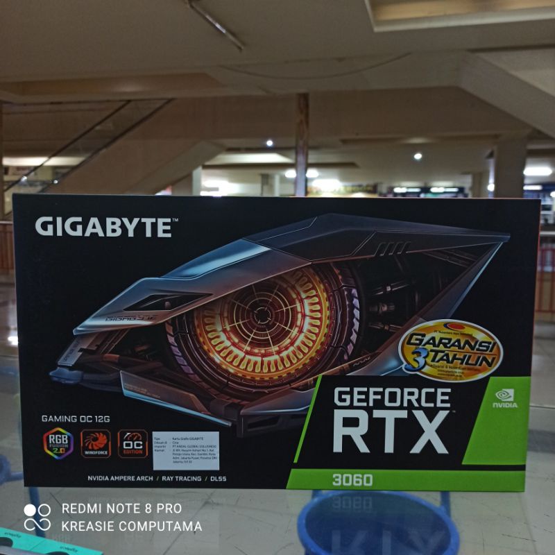 Jual VGA NVIDIA GEFORCE RTX 3060 GIGABYTE GAMING | Shopee Indonesia