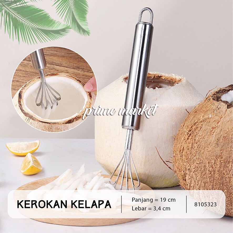 Jual Kerokan Kelapa Muda Coconut Shaver Pembersih Sisik Ikan Stainless ...