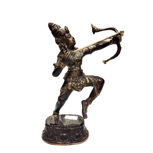 Jual Patung Arjuna Memanah Kuningan Arjun Bronze Brass Statue Home ...