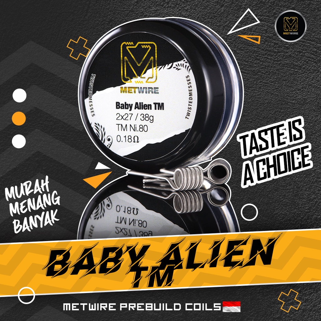 Jual Baby Alien TM Metwire (Isi 2) | METWIRE COIL | Shopee Indonesia