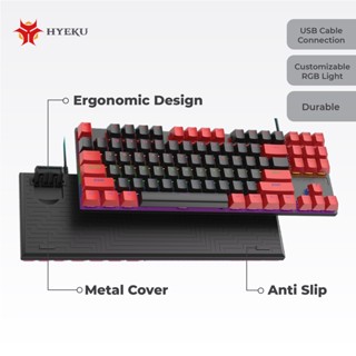 Jual Keyboard Hyeku Q-301 Wired Gaming Mechanical Keyboard 87 Keys Blue ...