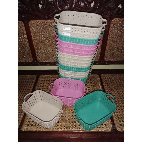 Jual Keranjang Kecil Kranjang Mini Storage tempat wadah unik Ready ...