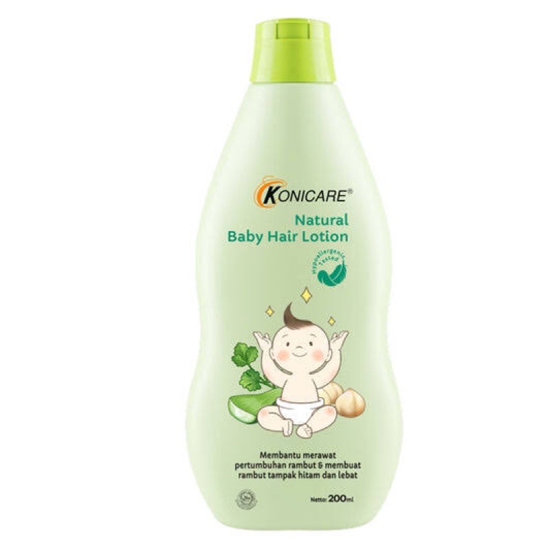 Jual Konicare Natural Baby Hair Lotion 200 ml | Shopee Indonesia