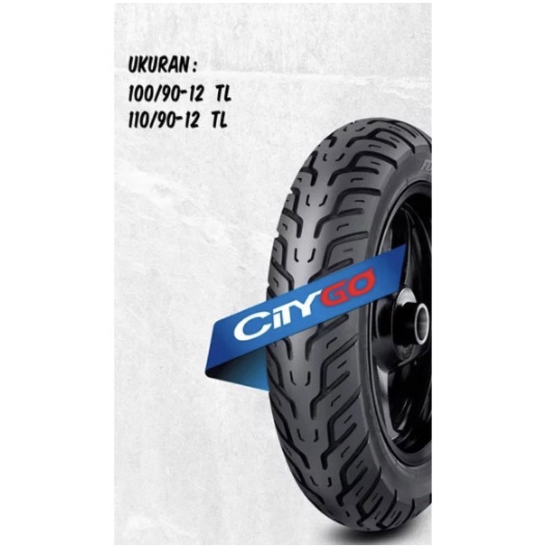 Jual BAN LUAR FDR MATIC TUBELESS CITY GO 100 90-12 DEPAN RING 12 SCOOPY ...