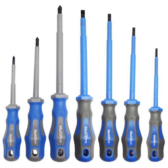 Jual OBENG LISTRIK SET HEAVY DUTY MULTIPRO 7PCS ELECTRICAN SCREWDRIVER ...