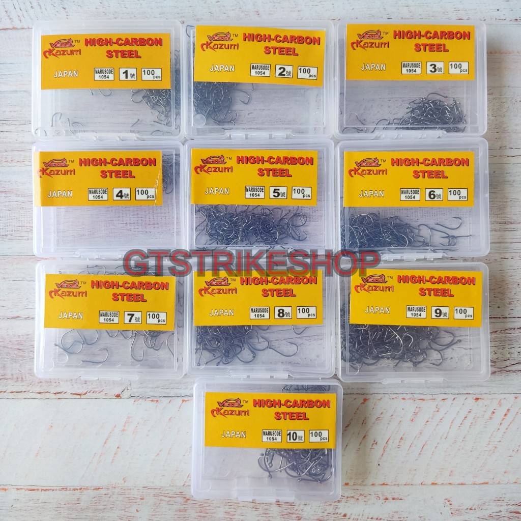 Jual Mata kail pancing carbon Vezel Kazuri Kazurri 1054 (marusode ring ...